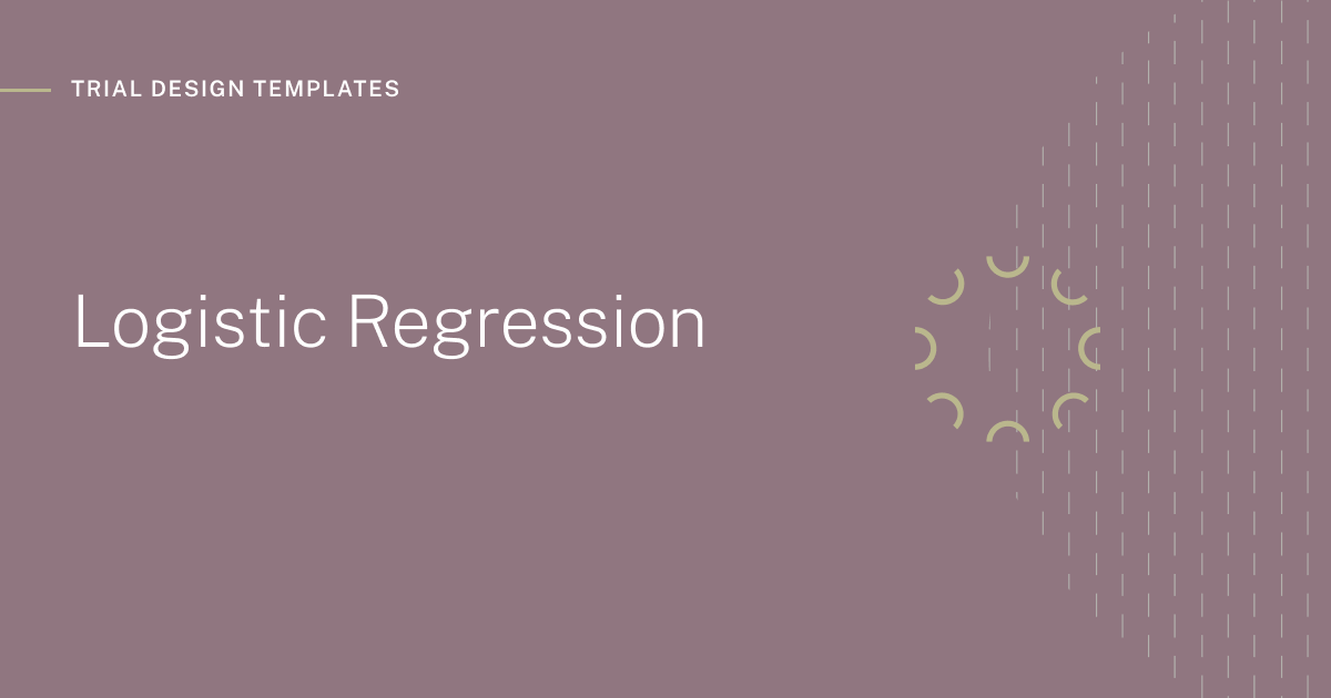 Logistic Regression template Logistic Regression template